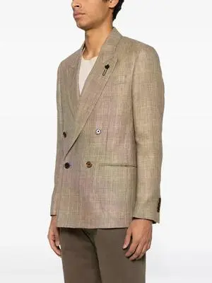 LARDINI Checked Blazer