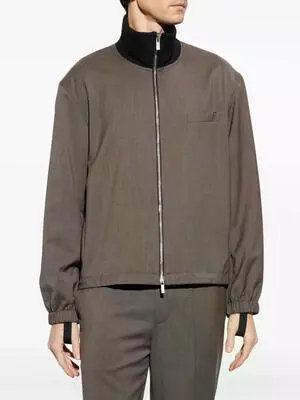 Helmut Lang Wool Bomber Jacket
