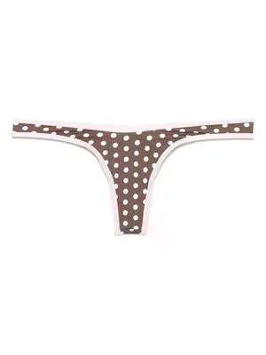 Frankies Bikinis Full Moon Bikini Bottom - Brown
