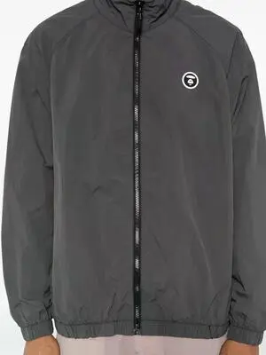 AAPE BY *A BATHING APE Moonface-logo Windbreaker Jacket - Black