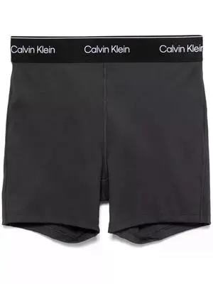 Calvin Klein Logo-waistband Compression Shorts