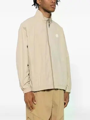 AAPE BY *A BATHING APE Moonface Logo Windbreaker Jacket - Neutrals