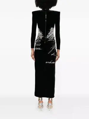 Balmain Love Letter Gown