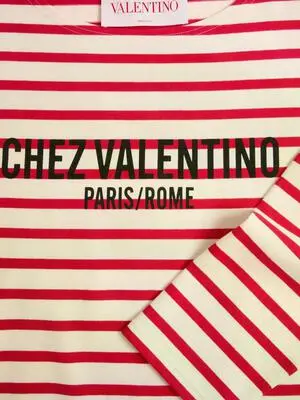Valentino Garavani Chez -print T-shirt - Red