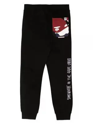 AAPE BY *A BATHING APE® Logo-patch Track Pants