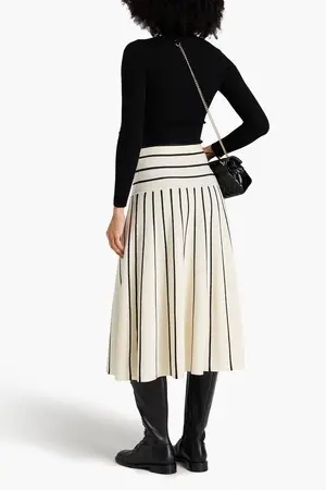 Zimmermann Ribbed Merino Wool Turtleneck Sweater - Black