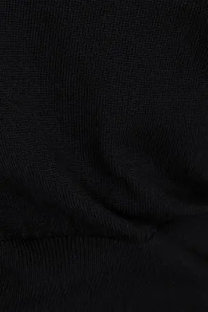 Zimmermann Pussy-bow Merino Wool Turtleneck Sweater With Puff Sleeves