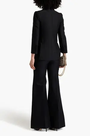 Zimmermann Double-breasted Wool-blend Blazer - Black