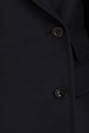Zimmermann Double-breasted Wool-blend Blazer - Black