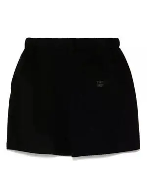 Joshua Sanders Piquet Smiley Shorts - Black