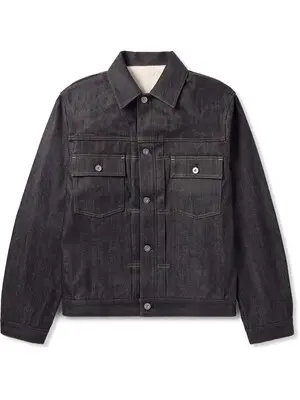 JIL SANDER Raw Denim Trucker Jacket