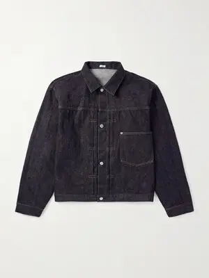 A.PRESSE 1st Type Denim Trucker Jacket - Blue