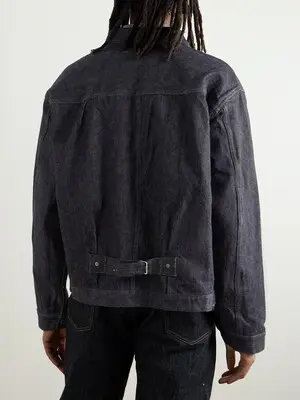 A.PRESSE 1st Type Denim Trucker Jacket - Blue