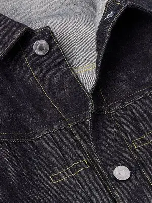 A.PRESSE 1st Type Denim Trucker Jacket - Blue