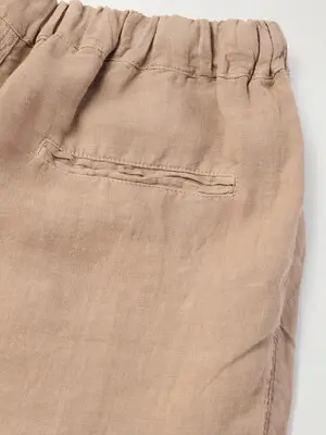 Massimo Alba Straight-leg Pleated Linen Trousers