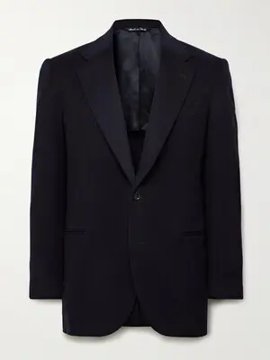 GHIAIA Sartoria Brushed-cashmere Blazer