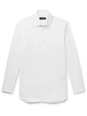Dunhill Cotton-poplin Shirt - White