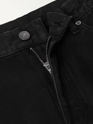 Zegna City Slim-fit Straight-leg Jeans - Black