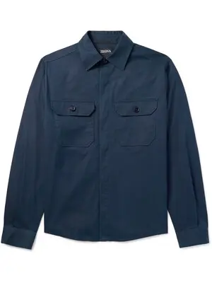 Men's Cotton Blend Overshirts