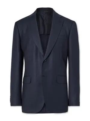 Brioni Textured Wool And Cashmere-blend Blazer