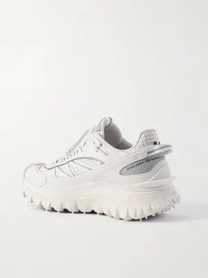 Moncler Trailgrip Gtx Leather-trimmed Sneakers