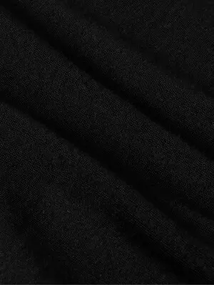Zegna Cashmere And Silk-blend Rollneck Sweater - Black
