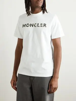 Moncler Logo-print Cotton-jersey T-shirt