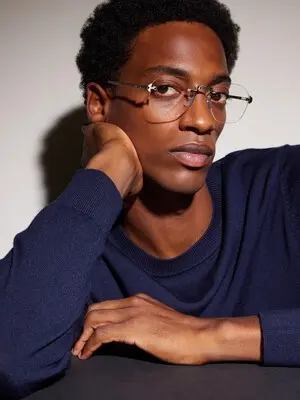 Cartier Santos De Rimless Optical Glasses