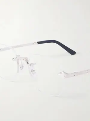 Cartier Santos De Rimless Optical Glasses