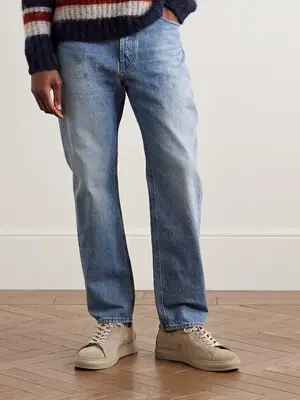 Mr P. Perforated Suede Sneakers