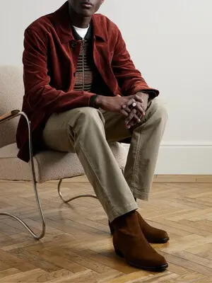 Mr P. Oscar Suede Chelsea Boots