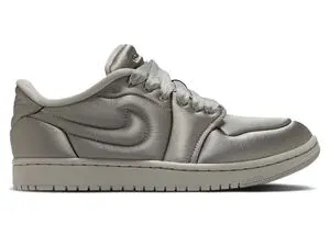 JORDAN 1 Low Method Of Make Satin - Medium Grey