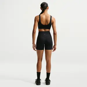 Nike Universa High-waisted 5" Biker Shorts With Seamless Front - Black