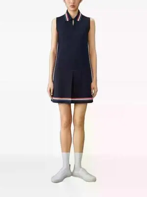Thom Browne Tennis Polo-collar Dress - Blue