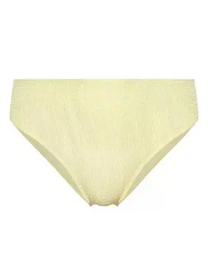 Tory Burch Smocked Bikini Bottom - Yellow
