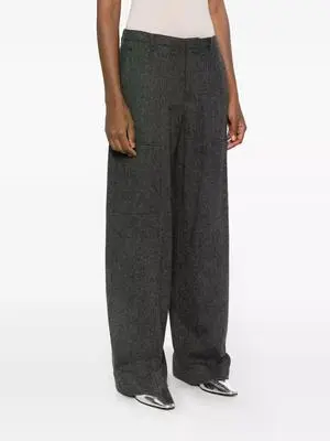 Vince Herringbone Trousers