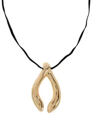 Tory Burch Wishbone Pendant Necklace