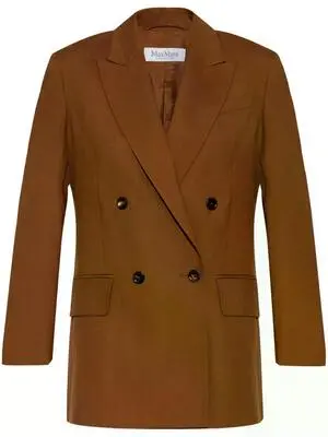 Max Mara Double-breasted Blazer - Brown