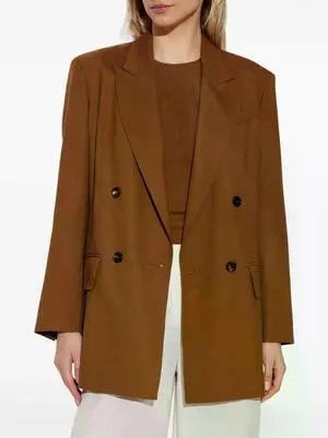 Max Mara Double-breasted Blazer - Brown