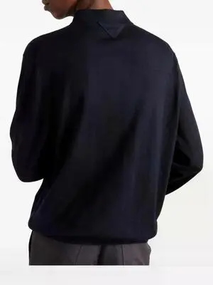 Prada Buttoned Polo Shirt - Blue