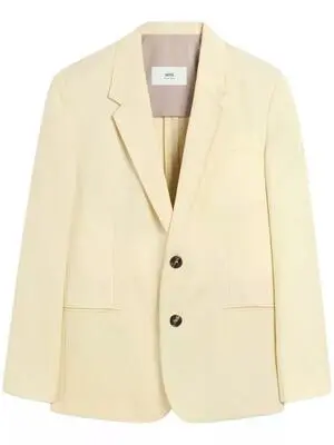 Ami Wool Blazer - Yellow