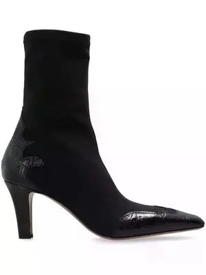 Black Western Booties