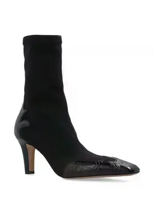 Paris Texas 75mm Belle Western Ankle Boots