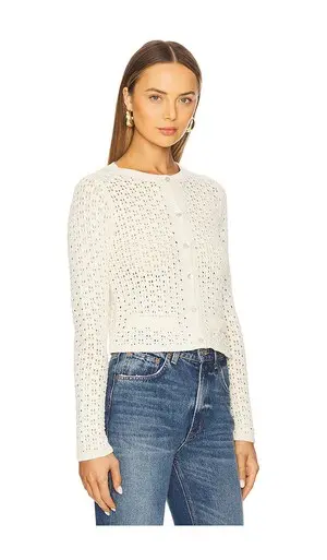 ELODIE THE LABEL Eloise Crochet Cardigan