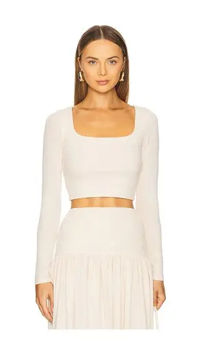 ELODIE THE LABEL Cleo Cropped Knit Top