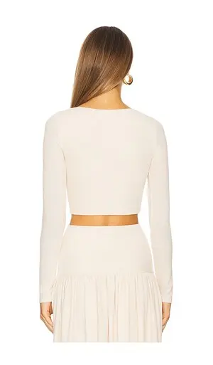 ELODIE THE LABEL Cleo Cropped Knit Top