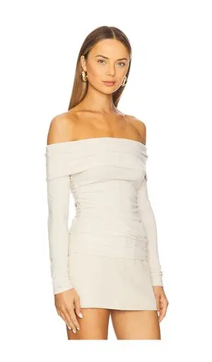 ELODIE THE LABEL Off-shoulder Knit Top