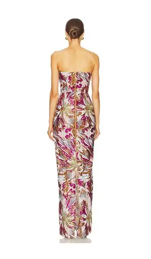 BRONX AND BRONCO Dahlia Maxi Dress - Multi