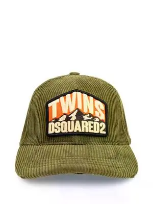 Dsquared2 Logo Appliqué Cap - Green