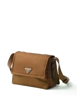 Prada Small Padded Shoulder Bag - Brown